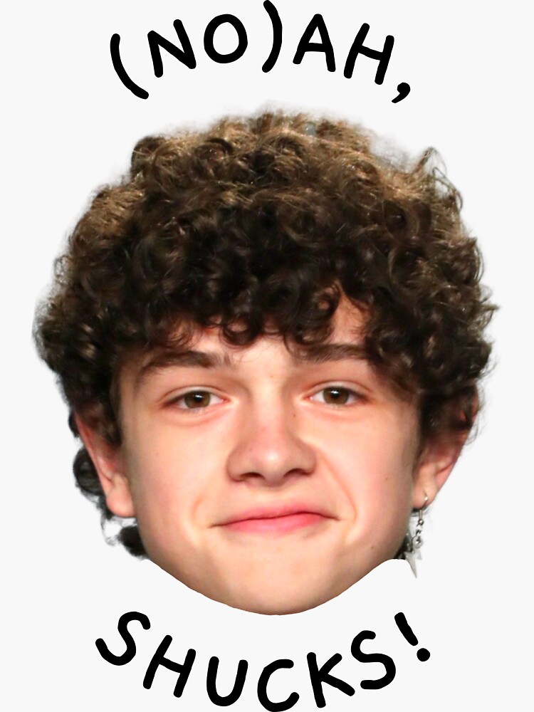 "No(ah), Shucks!" Sticker for Sale by celebpuns | Redbubble