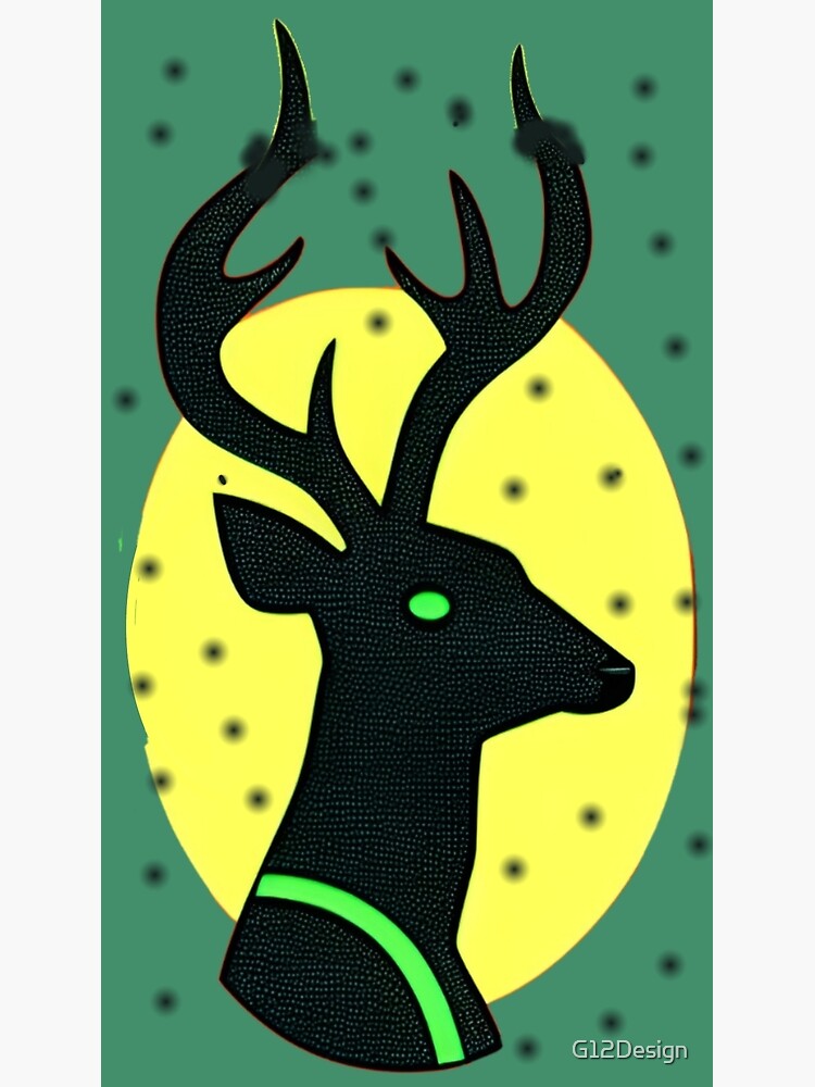 "Deer from void" Poster for Sale by G12Design | Redbubble