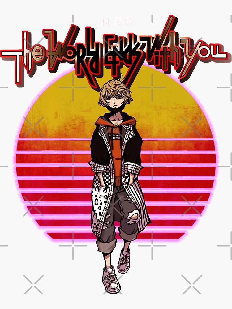 "Gift For Women Manga NEO THE WORLD ENDS WITH YOU rindo" Sticker for ...