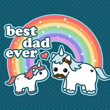 "Best Unicorn Dad" Classic T-Shirt for Sale by sugarhai | Redbubble