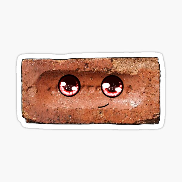 "Brick" Sticker by samm0 | Redbubble