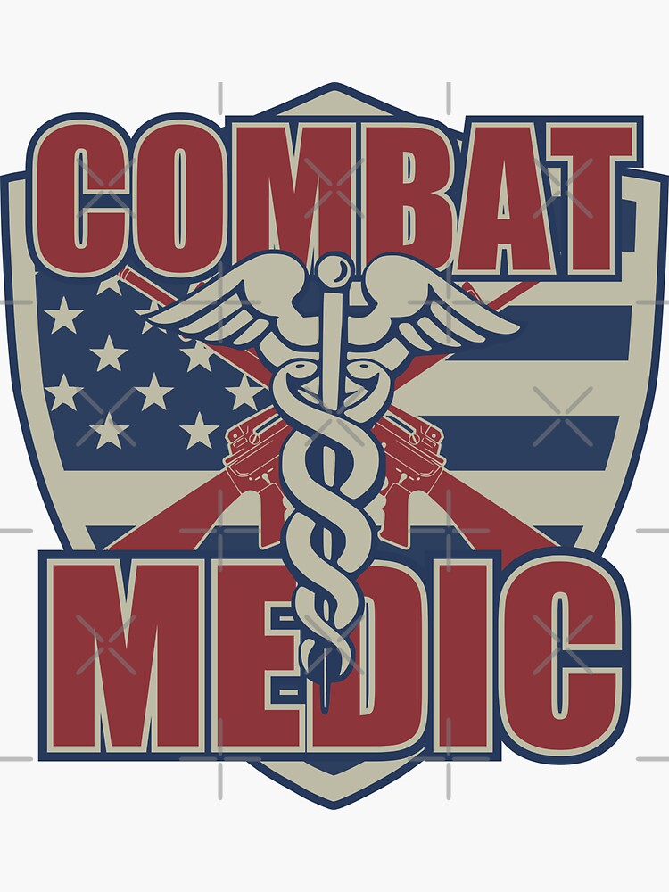 "Combat Medic" Sticker for Sale by StrongVlad | Redbubble