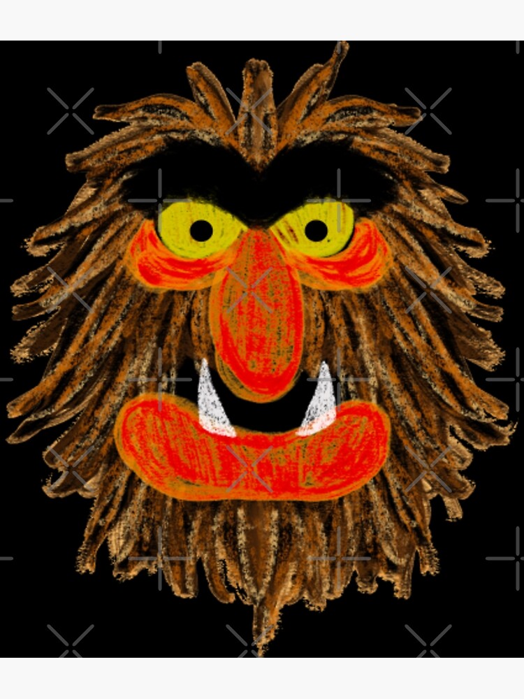 "Sweetums Muppet Show inspired illustration " Poster for Sale by ...