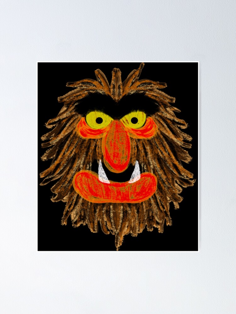 "Sweetums Muppet Show inspired illustration " Poster for Sale by ...