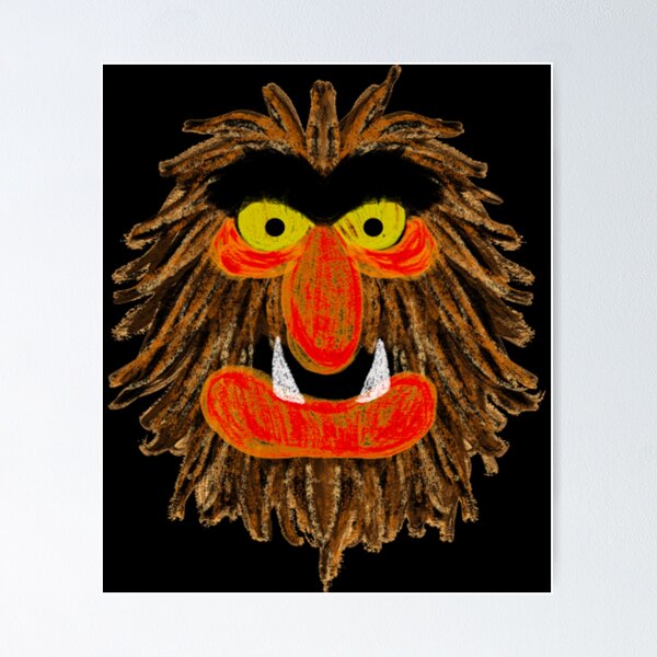 "Sweetums Muppet Show inspired illustration " Poster for Sale by ...
