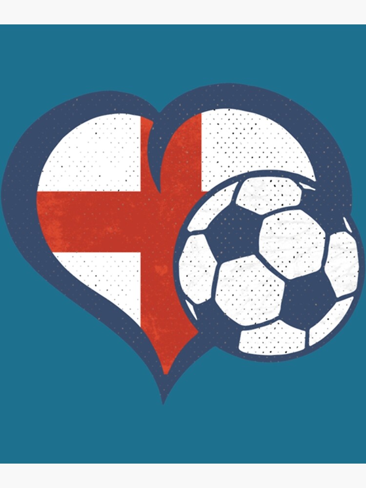 "England Football Heart - England Flag " Poster for Sale by ...