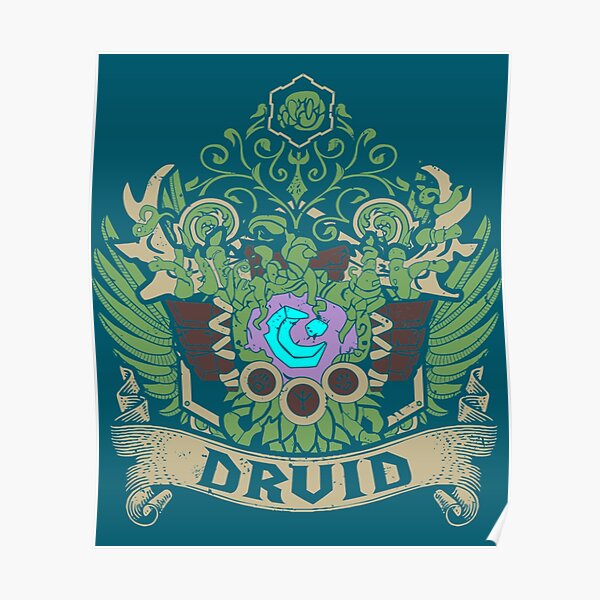"DRUID - ELITE EDITION " Poster for Sale by PhilipsGriffin | Redbubble