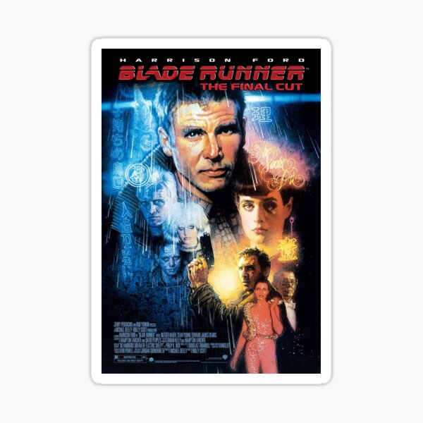 "Bladerunner Movie Poster" Sticker by dearesthoneybee | Redbubble