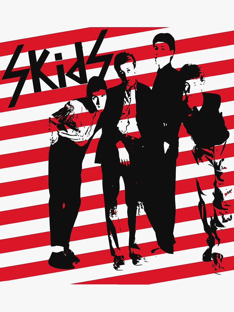 "the skids" Sticker for Sale by brekbenns | Redbubble