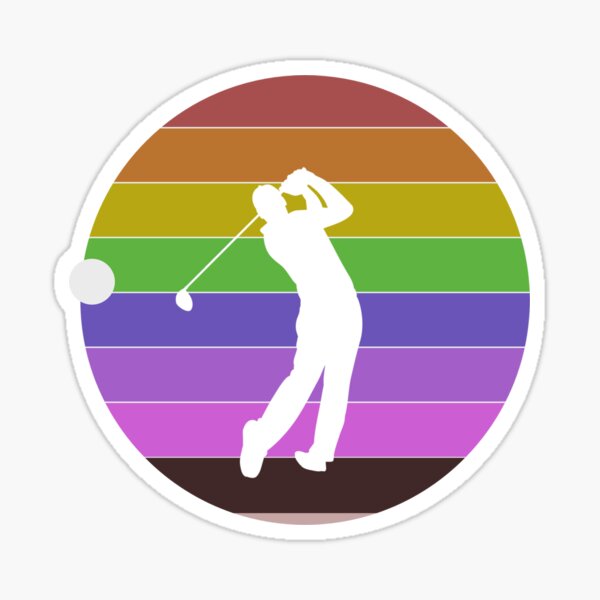 "Golf Design" Sticker for Sale by 4creativcultur | Redbubble