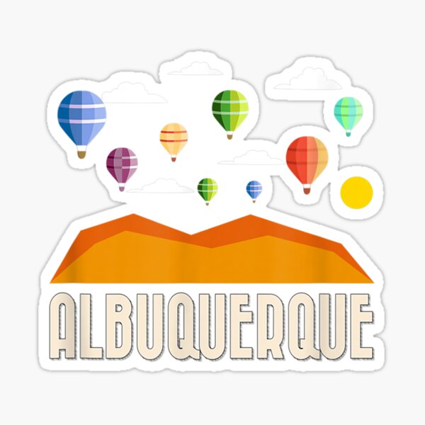 "Albuquerque Hot Air Balloon Festival" Sticker for Sale by kanuchinao ...