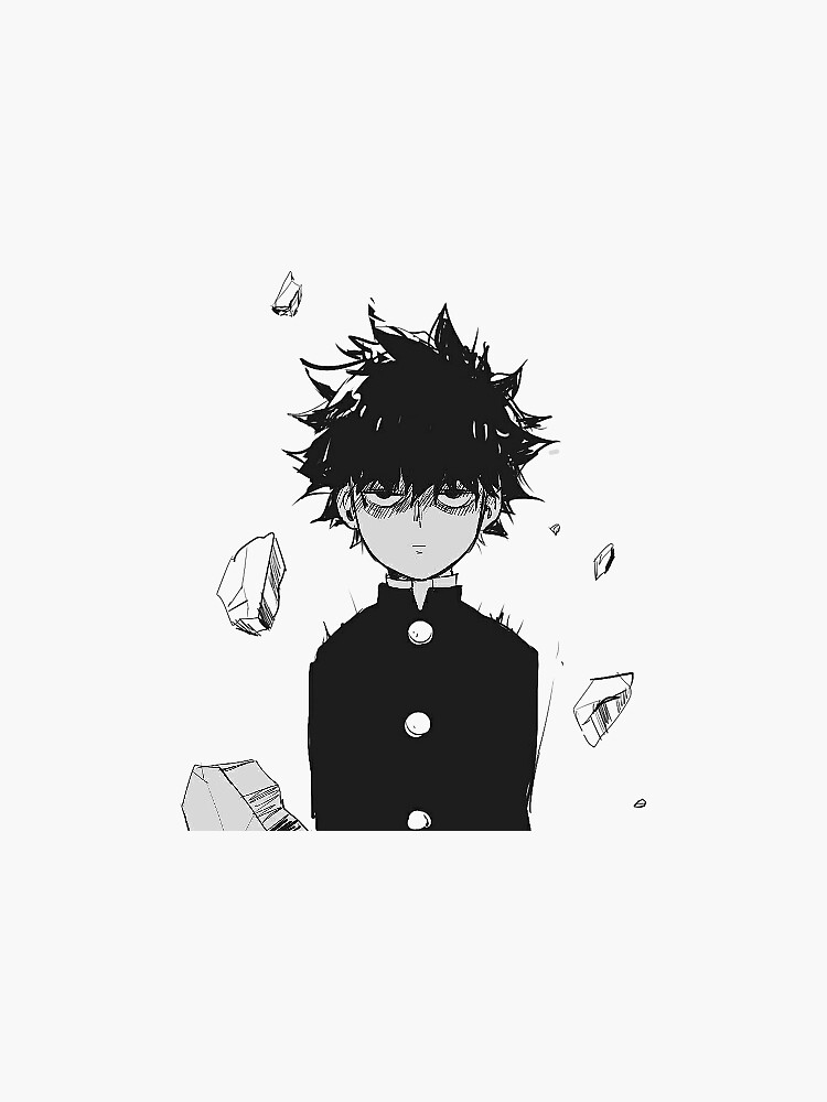 "Mob psycho 100 Shigeo Kageyama" Sticker for Sale by Peponji | Redbubble
