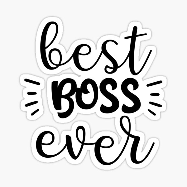 "Boss Lady Lady Boss " Sticker for Sale by 64Design | Redbubble