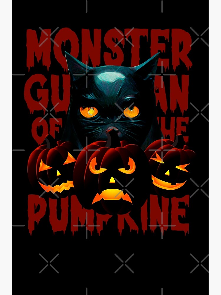 "Monstar guardian of the pumpkin halloween" Poster for Sale by Dugi ...