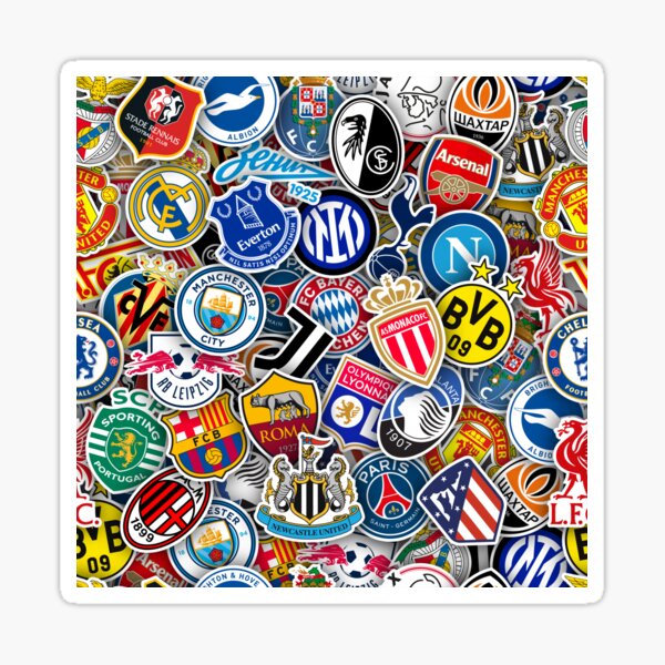 "Football/soccer teams stickers " Sticker for Sale by Boxvell | Redbubble