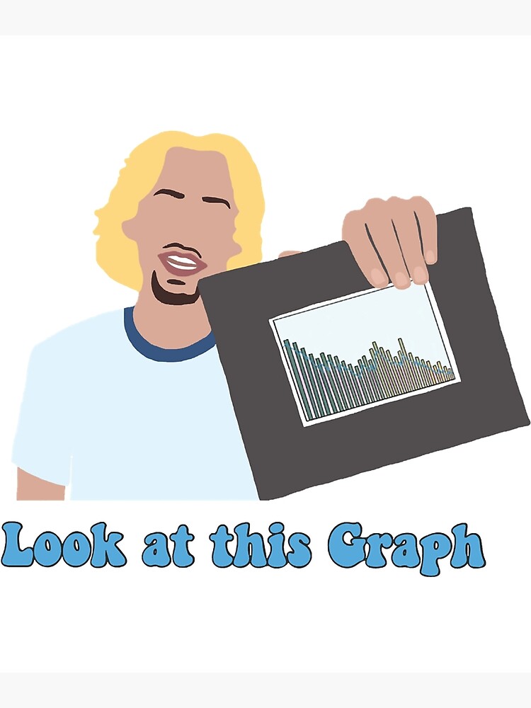"Look at this graph vine" Poster for Sale by totalrando | Redbubble