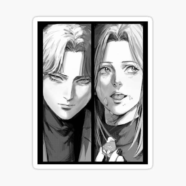 "Monster Manga Art Design" Sticker for Sale by hazyweather | Redbubble