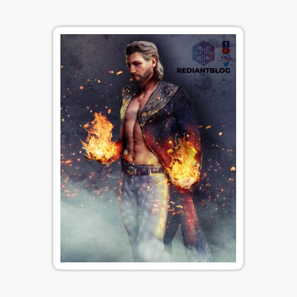 "BG3 Gale" Sticker by rediantblog | Redbubble