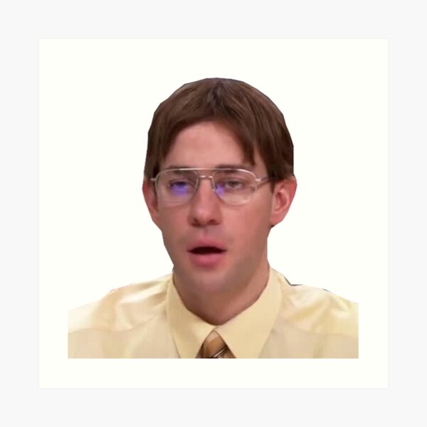 "Jim Halpert as Dwight Shute - the Office" Art Print for Sale by ...