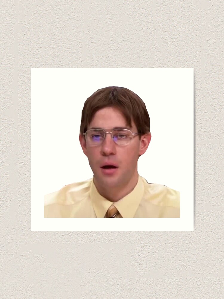 "Jim Halpert as Dwight Shute - the Office" Art Print for Sale by ...