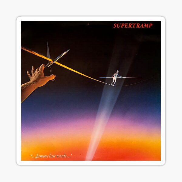 "Supertramp - logo Flat" Sticker for Sale by menonceey | Redbubble