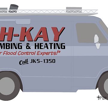 "Oh-Kay plumbing van" iPad Case & Skin for Sale by AmyKateism | Redbubble