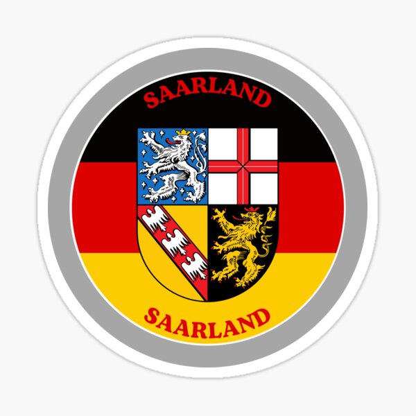 "German State of Saarland" Sticker for Sale by FedSherDesign | Redbubble