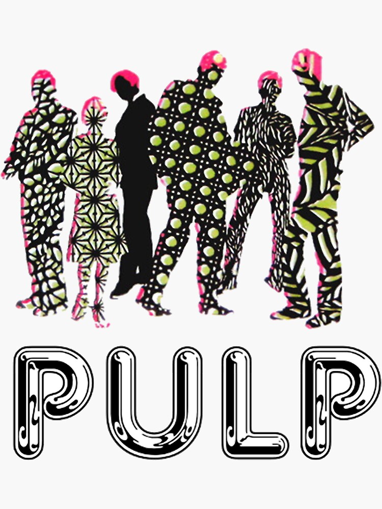"Pulp Band Custom Pulp Hits inspired Fan Artwork" Sticker for Sale by ...