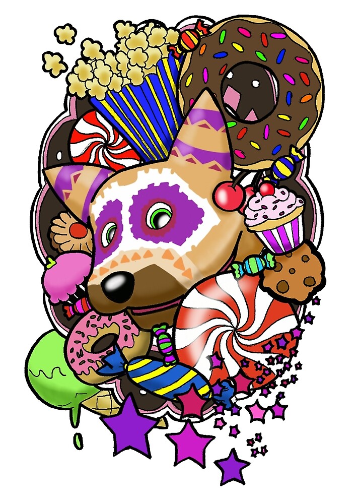 "Viva Pinata - Macaraccoon Collage!" by JJJericho | Redbubble