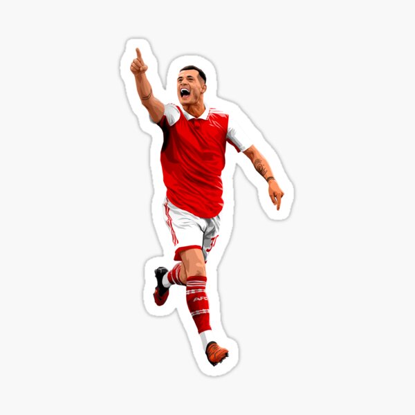 "Granit Xhaka Arsenal" Sticker for Sale by GunnerBallZ | Redbubble