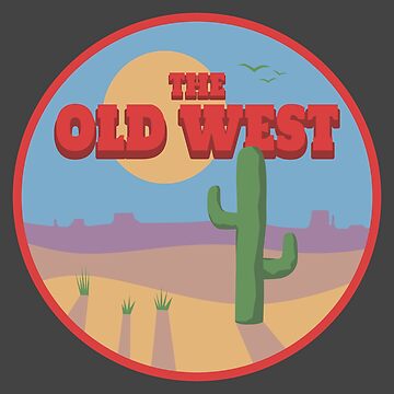 "The Old West" Sticker for Sale by robotrobotROBOT | Redbubble