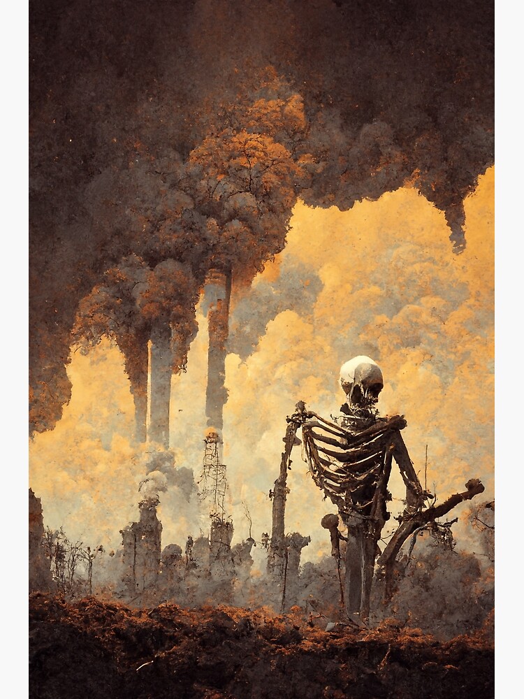 "Skeleton Apocalypse Last Day on Earth" Poster for Sale by ...