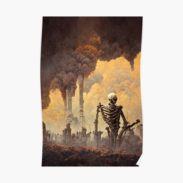 "Skeleton Apocalypse Last Day on Earth" Poster for Sale by ...