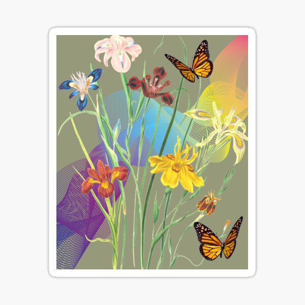 "Simple Wallpaper Art" Sticker for Sale by gwaps | Redbubble