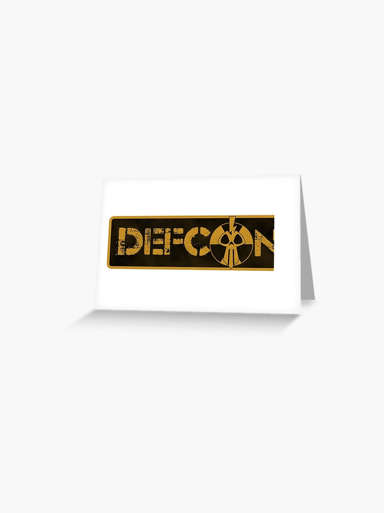 "Defcon Logo" Greeting Card for Sale by averagezero | Redbubble