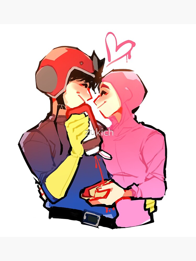 "Pink Guy & Captain Falcon 2" Art Print by zukich | Redbubble