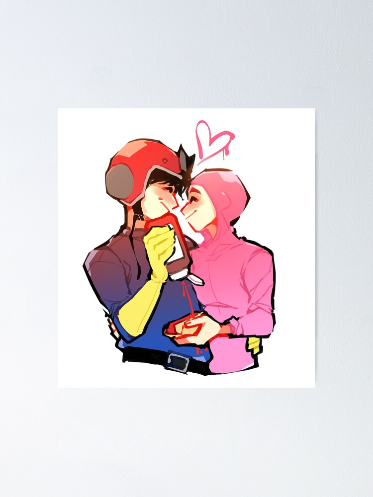 "Pink Guy & Captain Falcon 2" Poster for Sale by zukich | Redbubble