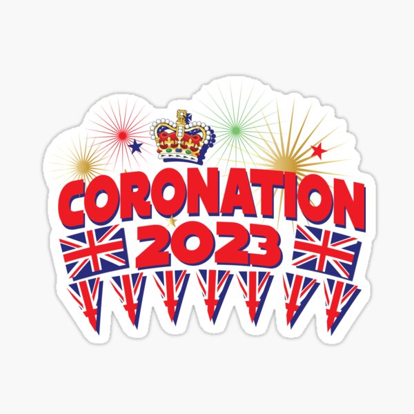 "King Charles III Coronation" Sticker for Sale by Yorkiedesign | Redbubble