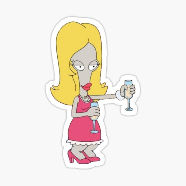 "American-Dad-Roger-as-Francine" Sticker for Sale by kboqcsh369 | Redbubble
