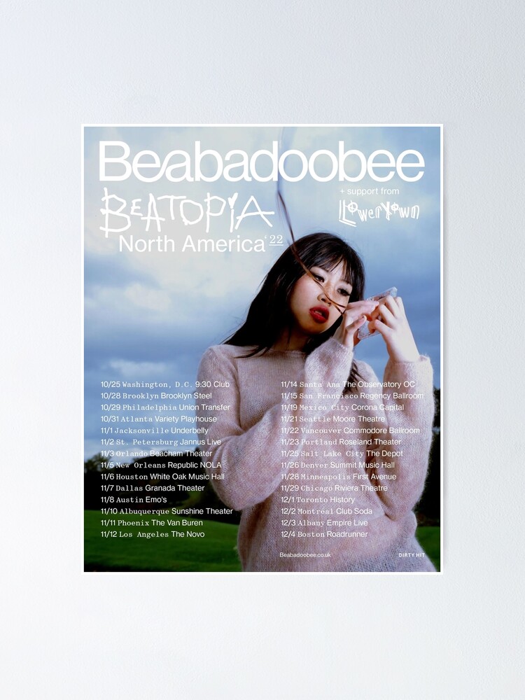 "Beatopia North American Tour 2022" Poster for Sale by Caroline229 ...
