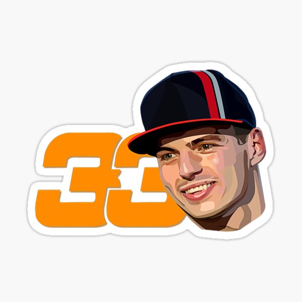 "Max Verstappen - Logo" Sticker for Sale by MargaudPetitjea | Redbubble