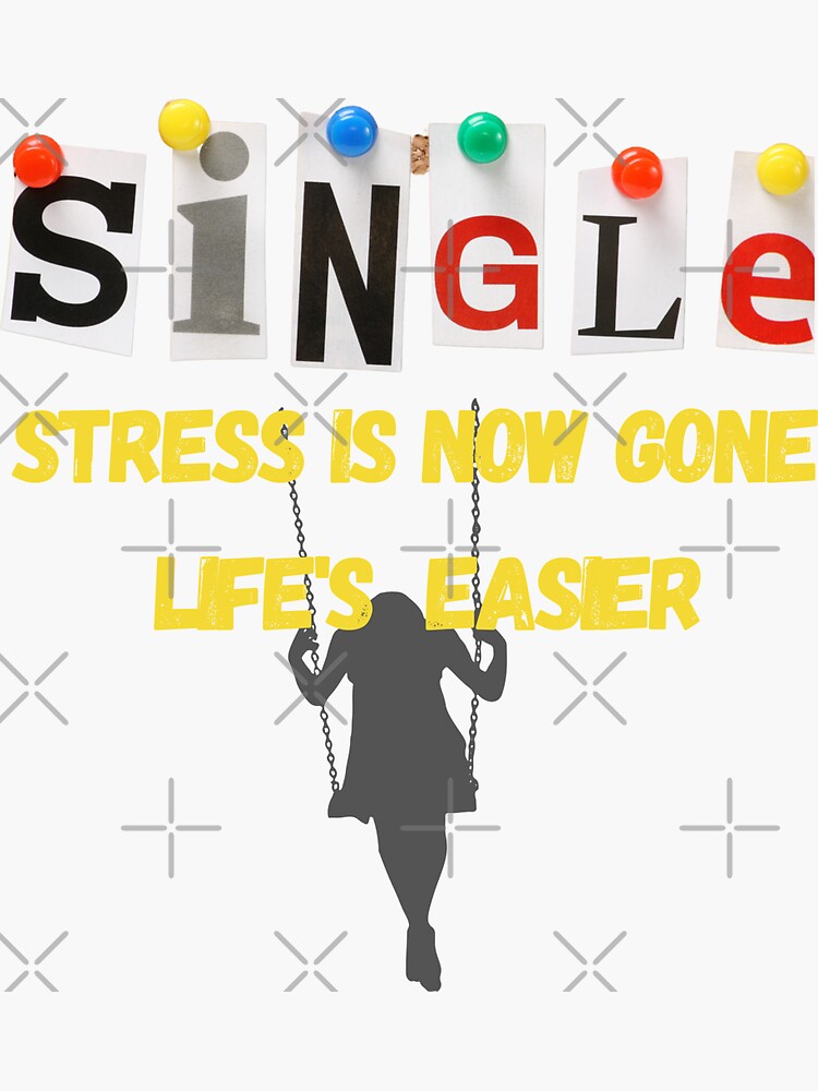 "funny single meme" Sticker for Sale by twitchytab | Redbubble