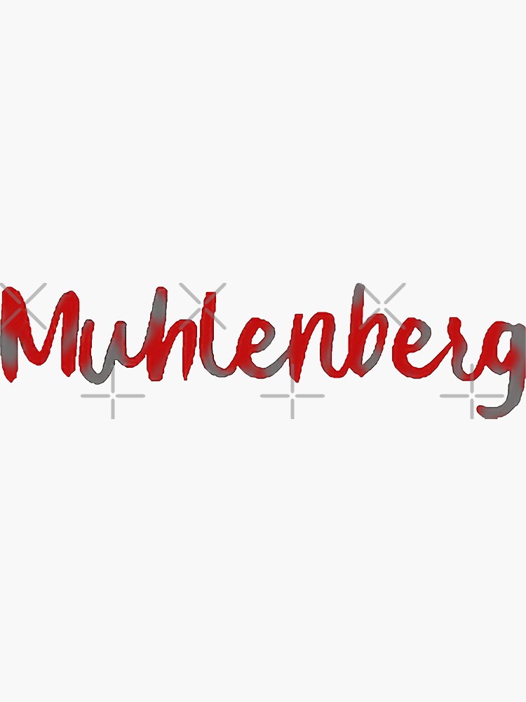 "Muhlenberg College Colors" Sticker by theatreGeek | Redbubble