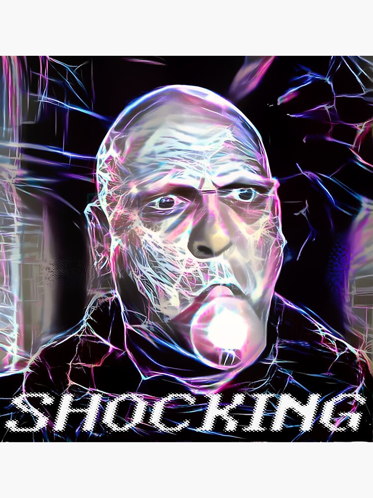 "Addams Family - Uncle Fester - 'SHOCKING'" Sticker for Sale by Retro ...