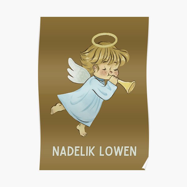 Póster «Nadelik Lowen, Feliz Navidad en Cornualles, Feliz Navidad en ...