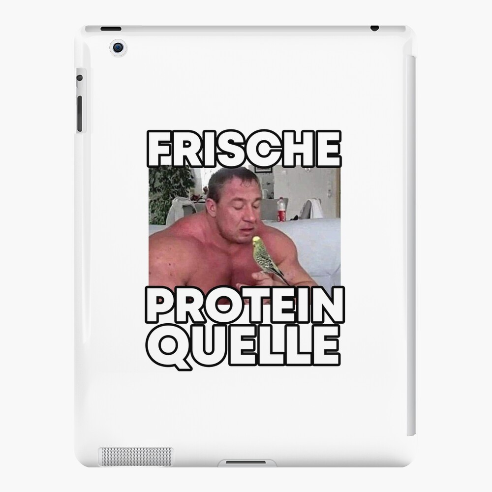 Markus Rühl Meme Frische Protein Quelle Ipad Case And Skin For Sale By Bodyimprove Redbubble