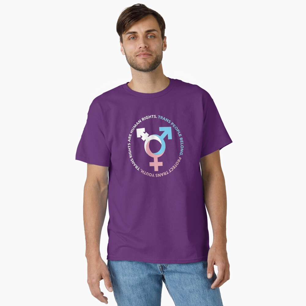 "Trans Symbol & Activist Slogans" Poster for Sale by BendeBear | Redbubble