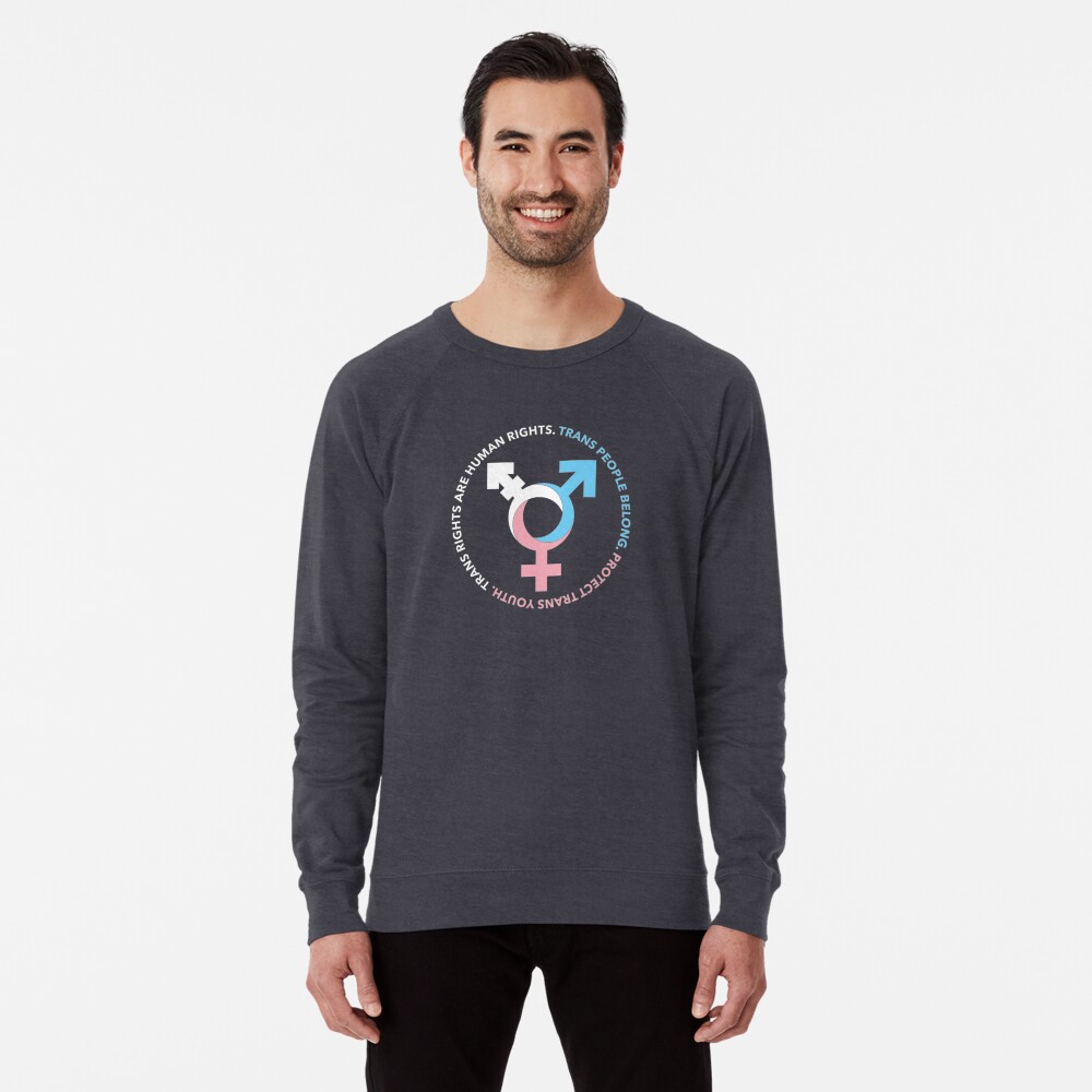 "Trans Symbol & Activist Slogans" Poster for Sale by BendeBear | Redbubble