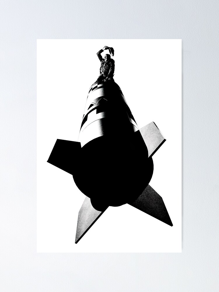 "Riding the Bomb" Poster for Sale by ertxyz | Redbubble