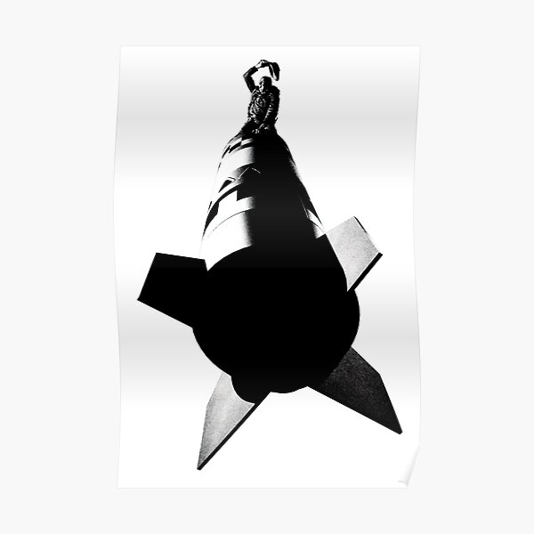 "Riding the Bomb" Poster for Sale by ertxyz | Redbubble